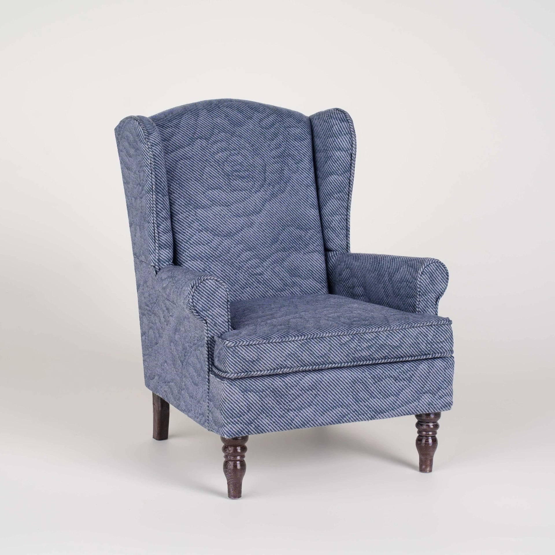 1:6 Scale Minimalist Lounge Armchair Miniature Dollhouse Furniture ...